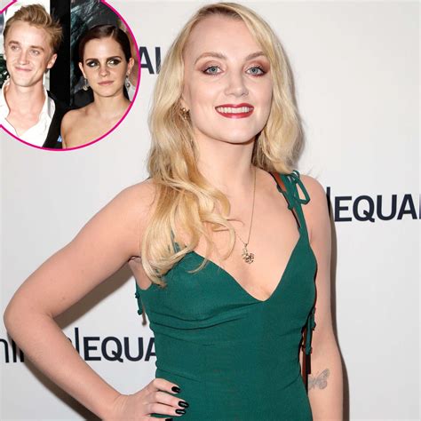 Harry Potters Evanna Lynch Teases Emma Watson Tom Felton Crush Us Weekly