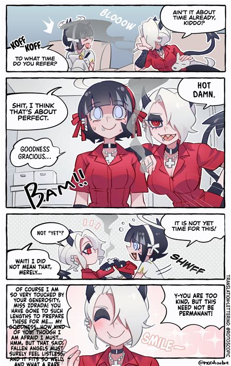 Azazel And Zdrada Helltaker Drawn By Noah Tettsui Sole Danbooru