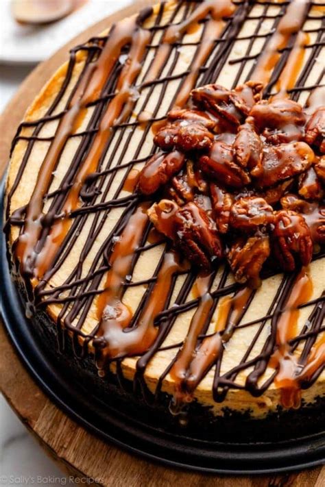 Caramel Turtle Cheesecake Sallys Baking Addiction