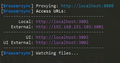 Gulp Browsersync