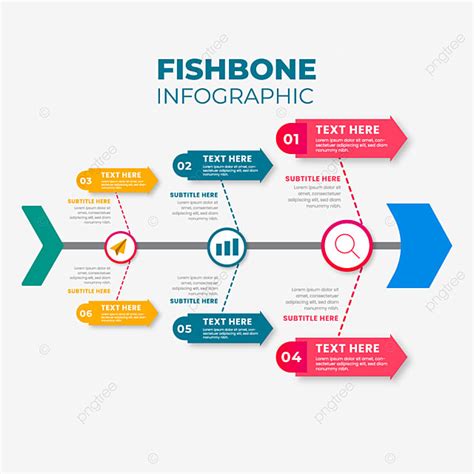 Fishbone Infographics Vector Hd Images Fishbone Infographic Concept Of