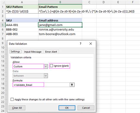 excel data validation using regular expressions regex 68900 hot sex picture