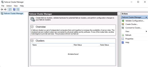 Running The Failover Cluster Manager Mastering Windows Server 2019