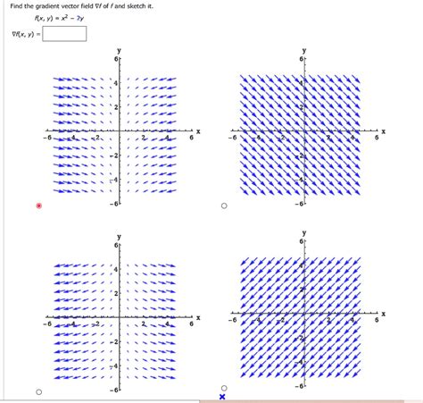 solved find the gradient vector field vf of f and sketch it f x y x 2y pf x y c4