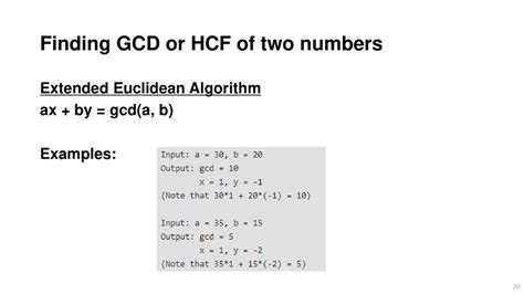 mathematical algorithms ppt download