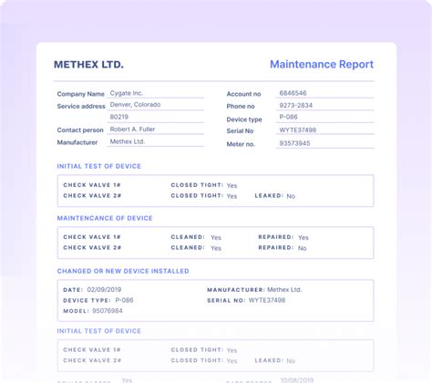 Maintenance Report OCR Automated Workflows
