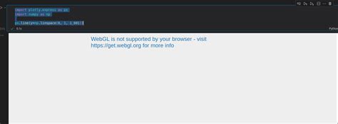 Plotly Charts Fail To Load With A Message About WebGL Is Not Supported