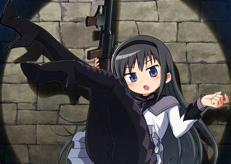 Sat C Akemi Homura Akemi Homura Magical Girl Mahou Shoujo Madoka Magica Mahou Shoujo