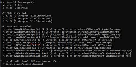 C Error 500 31 Failed To Load ASP NET Core Runtime Stack