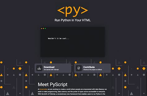 how to use pyscript a python frontend framework by as
