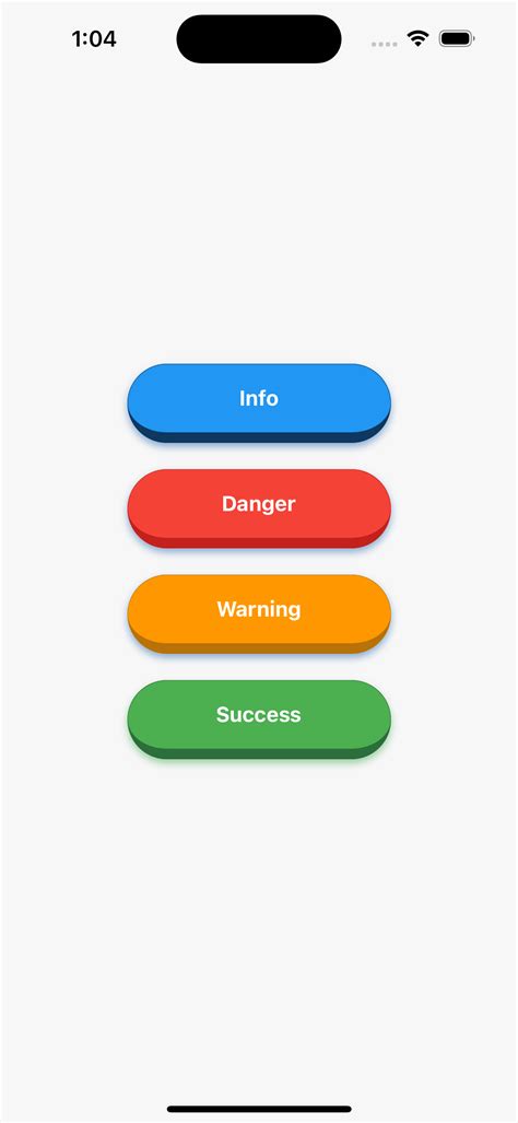React Native 3d Buttons Template