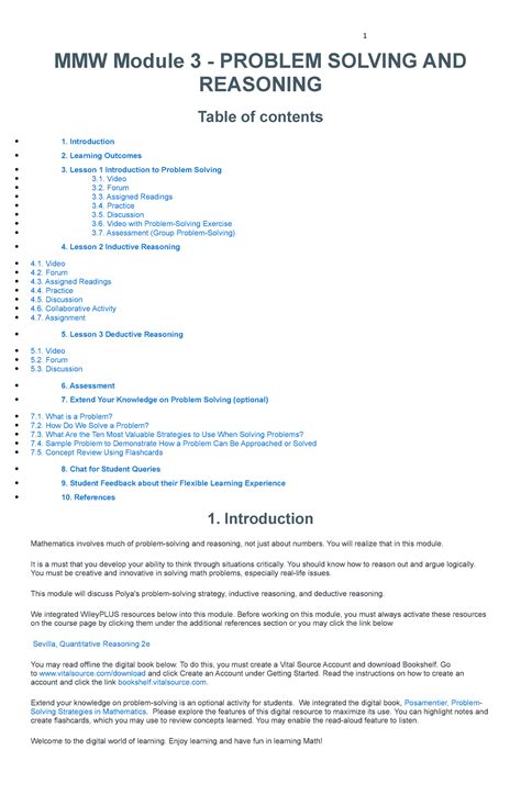 mmw module 3 problem solving and reasoning mmw module 3 problem solving and reasoning