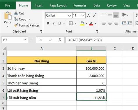 How To Use The Rate Function In Excel To Calculate Loan Interest Rates
