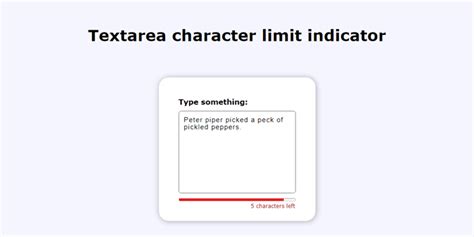 Creating A Textarea Character Limit Indicator DEV Community