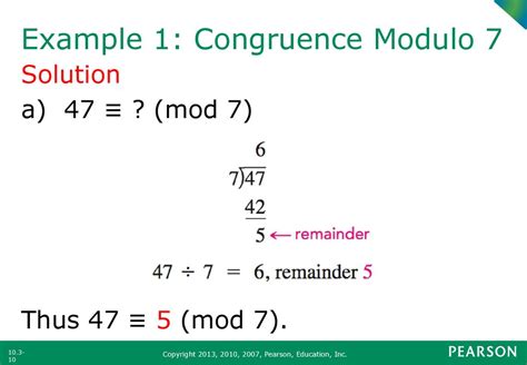 Modular Arithmetic W 17 Step By Step Examples