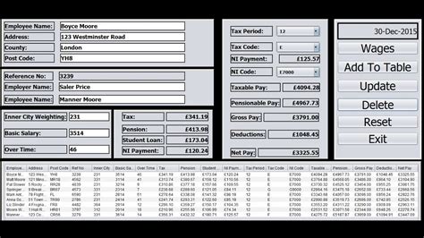 how to create payroll management systems with jtable in java netbeans full tutorial youtube