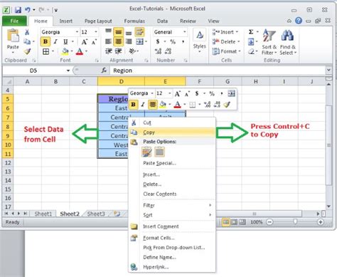 How To Copy Paste Data In Excel W3schools