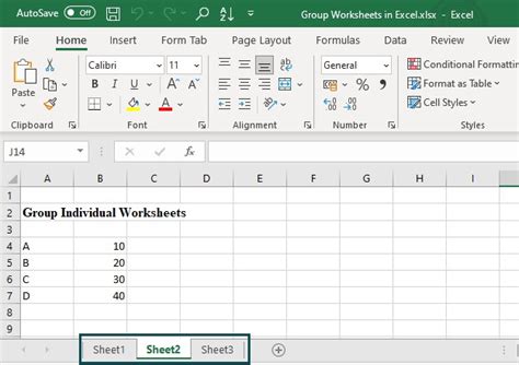 Group Worksheets In Excel How To Group Ungroup Sheets
