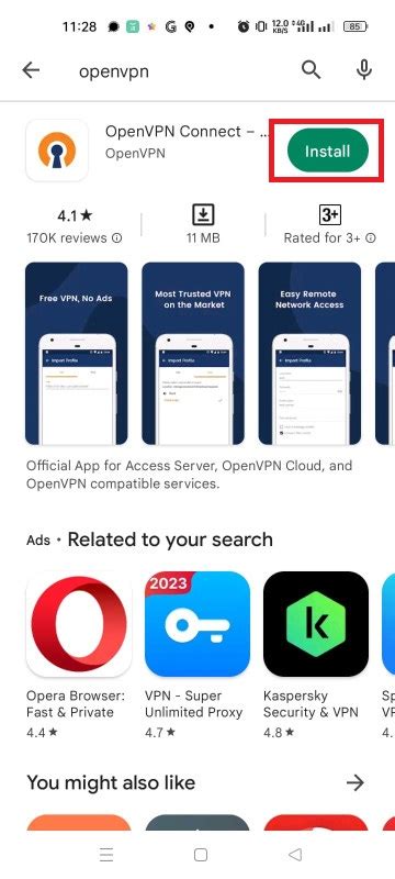 how to set up openvpn on android