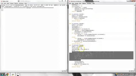 python palindrome problem youtube