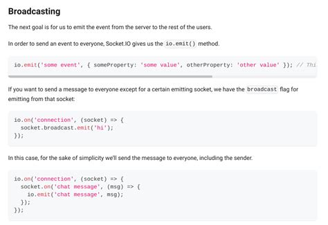 javascript chat app with socket io difference between sending and receiving a message
