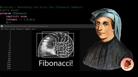 fortran │ generate first 10 fibonacci numbers youtube