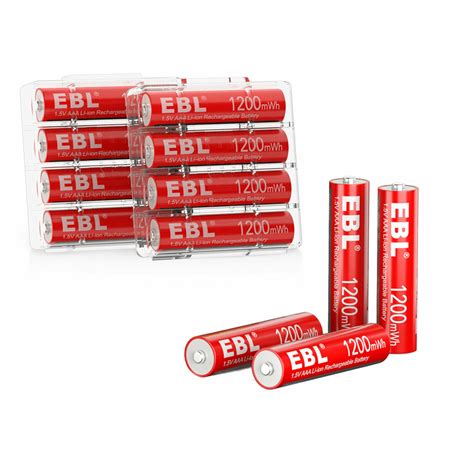 Ebl 15v Aa Rechargeable Li Ion Batteries Grelly Usa