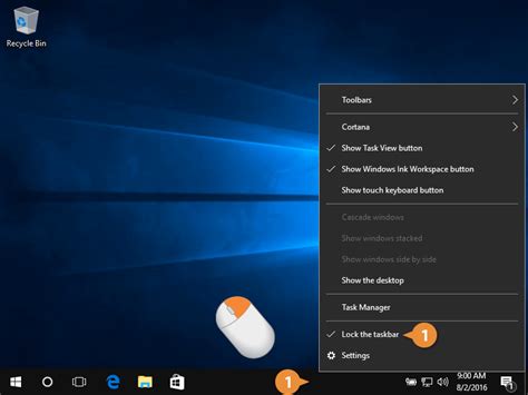Move And Resize The Taskbar In Windows 10 CustomGuide