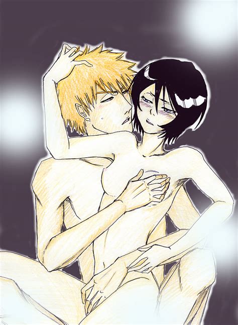 Rule 34 Bleach Female Ichigo Kurosaki Kuchiki Rukia Larger Male Romantic Smaller Female Tagme