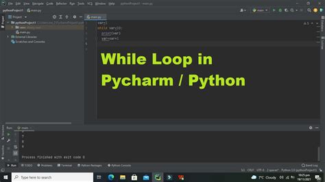 How To Use While Loop In Python Pycharm While Loop In Pycharm YouTube