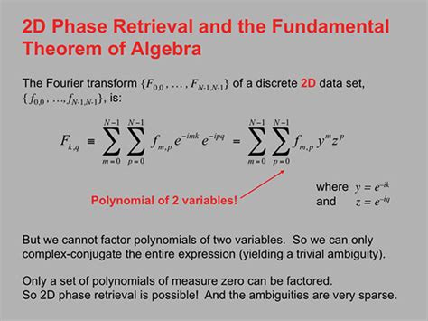 1dand2d phase retrieval