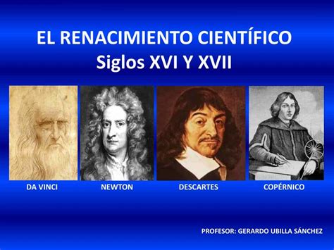 Avances Cient Ficos En El Renacimiento Una Mirada Retrospectiva