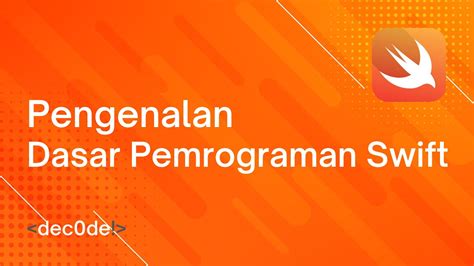 Dasar Pemrograman Swift Full Course Indonesia YouTube