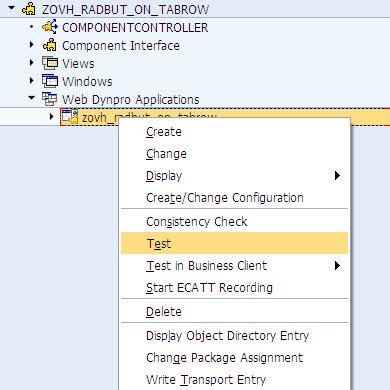 An SAP Consultant Web Dynpro ABAP Radio Buttons On Table Row
