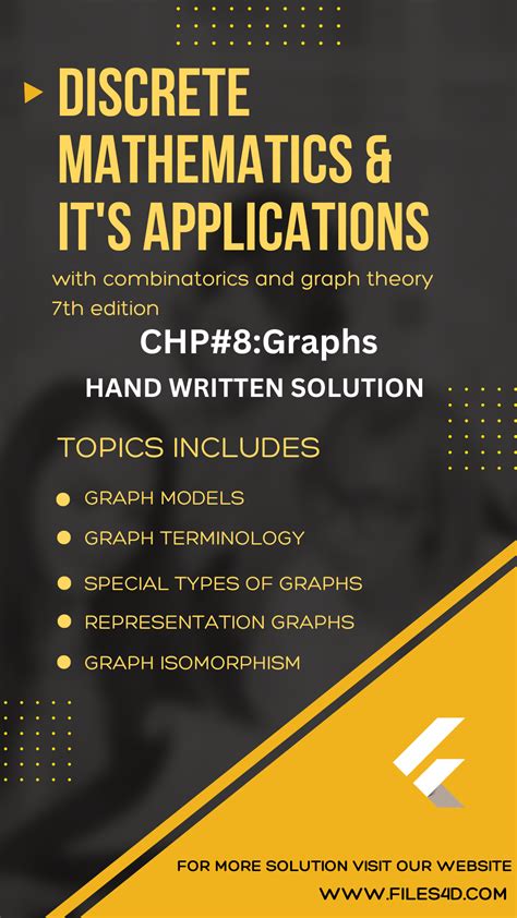 graph theory discrete mathematics with application 7th edition notes