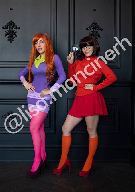 Daphne And Velma Cosplay Print 8 5x11 Etsy