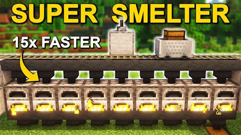 The BEST Super Smelter In Minecraft 1 21 Tutorial YouTube