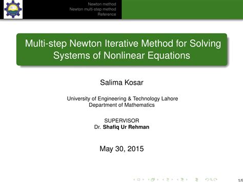 pdf multi step newton iterative method for solving systems of nonlinear equations