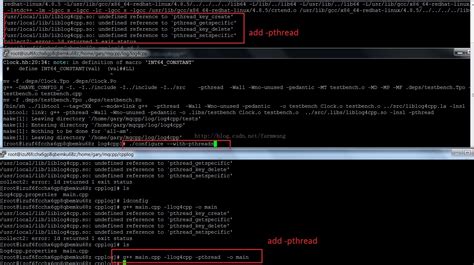 liblog4cpp so undefined reference to `pthread key create csdn博客
