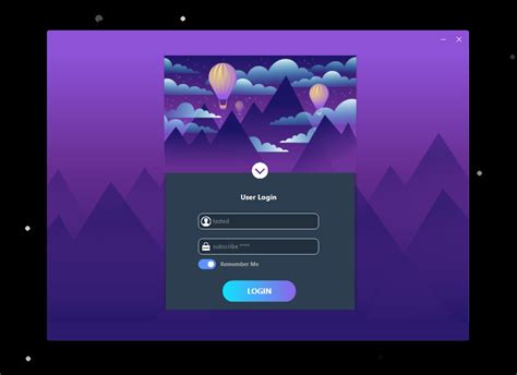 github am 523 modern login winform ui design