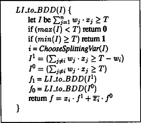 figure 1 from explicit and implicit algorithms for binate covering problems semantic scholar