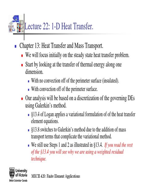 finite element heat transfer pdf heat transfer finite element method