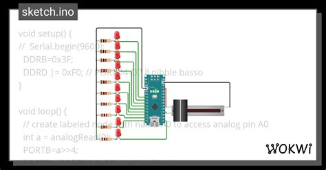 AnalogRead V0 Ino Wokwi ESP32 STM32 Arduino Simulator