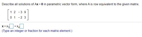 solved write the solution set of the given homogeneous