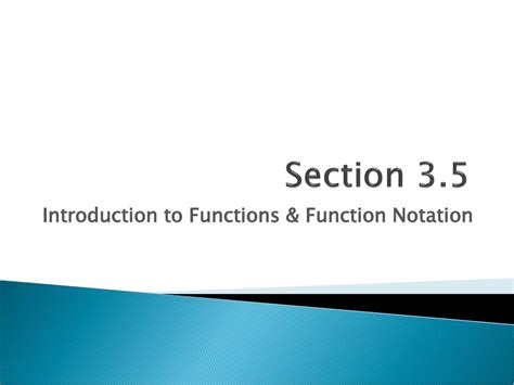 introduction to functions and function notation ppt download