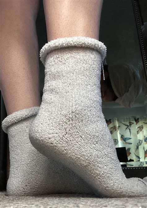 Warm Cozy And Worn Fuzzy Socks 😉 Rthesockdrawer