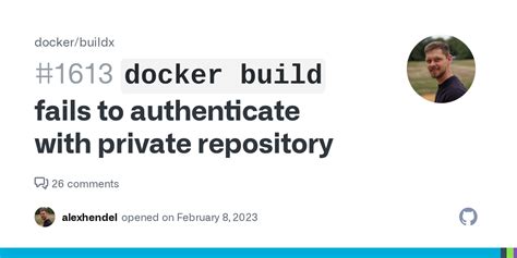 `docker build` fails to authenticate with private repository · issue 1613 · docker buildx · github