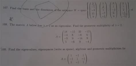 solved find the basis and the dimension of the subspace w