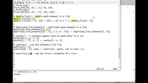 prolog recursive list rules youtube