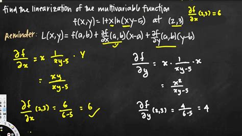 linearization of a multivariable function vector calculus youtube